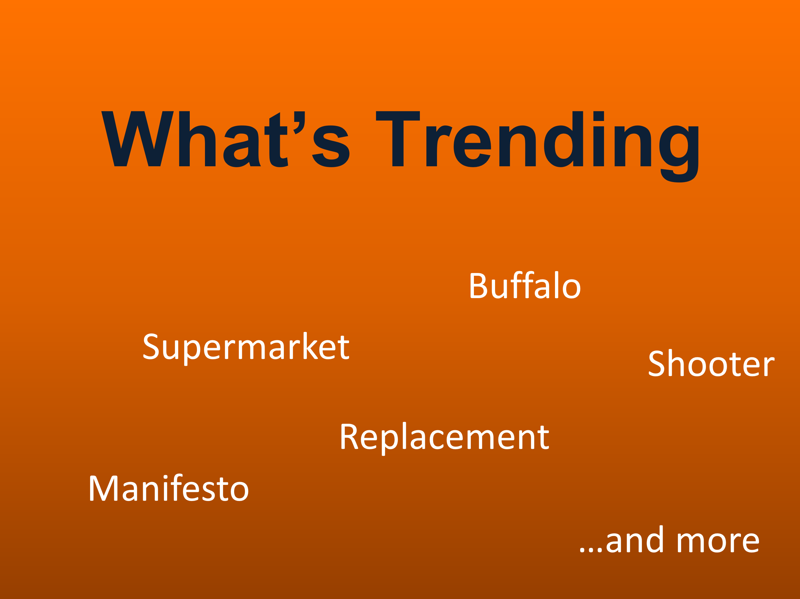 5/19/22 What's trending this week? | narrowSCALE